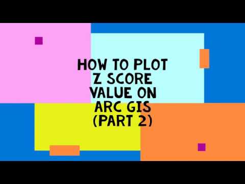 #How to plot z score value on ARC GIS MAP ??