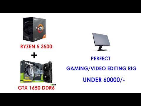 BEST PC BUILD RYZEN 5 3500 + GTX 1650 | UNDER 60000 INR