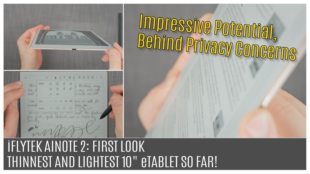 iFlytek AINote 2 First Look | Thinnest and Lightest 10