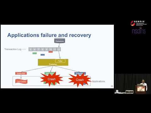 NSDI '15 - Wormhole: Reliable Pub-Sub to Support Geo-replicated Internet Services