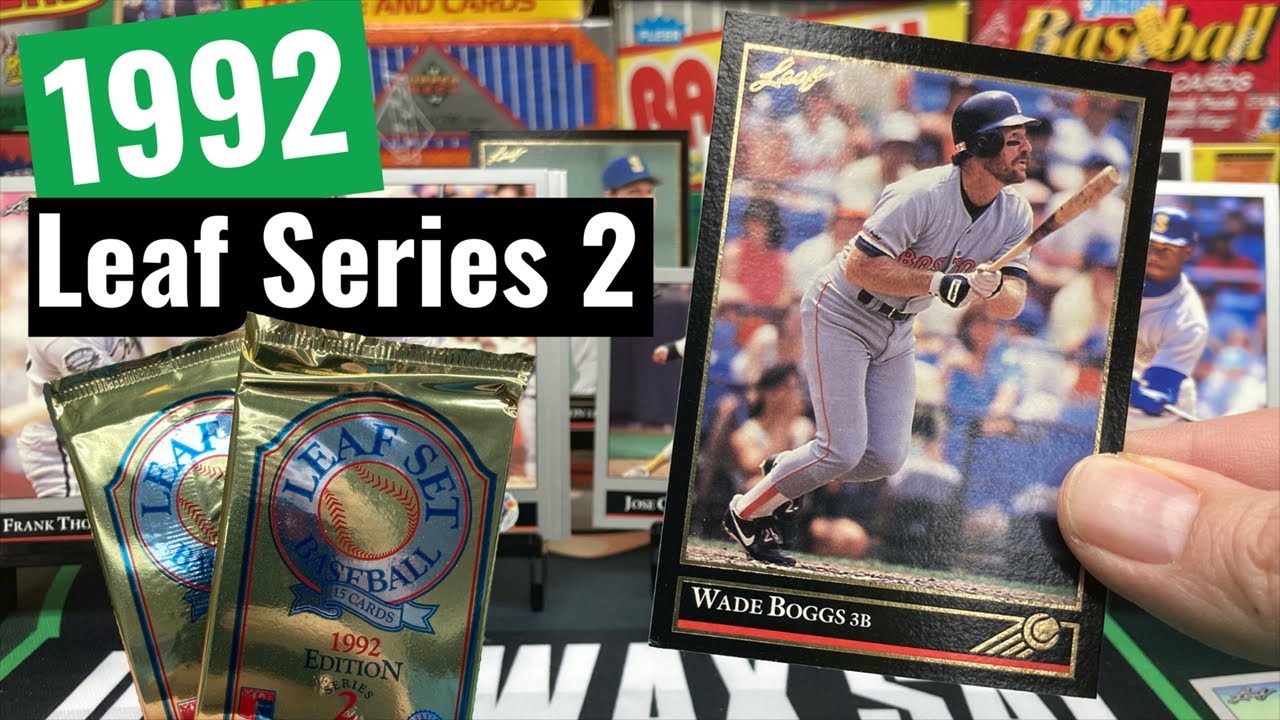 1992 Leaf Baseball Series 2 Box Break - Junk Wax Rip!