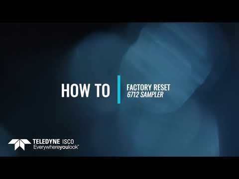 6712 Sampler - How To Do A Factory Reset