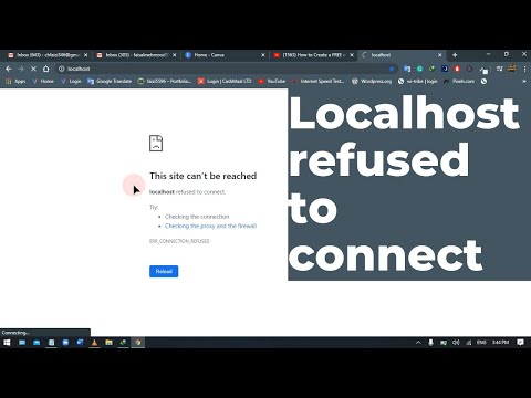 Localhost refused to Connect | This Site Can't be reached | Wamp Server