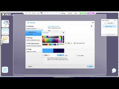 Wix Online Portfolio | Page Setup (Part 1)