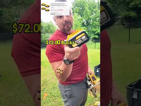 6000mah dewalt 20v battery replacement, lithium-ion #batteries