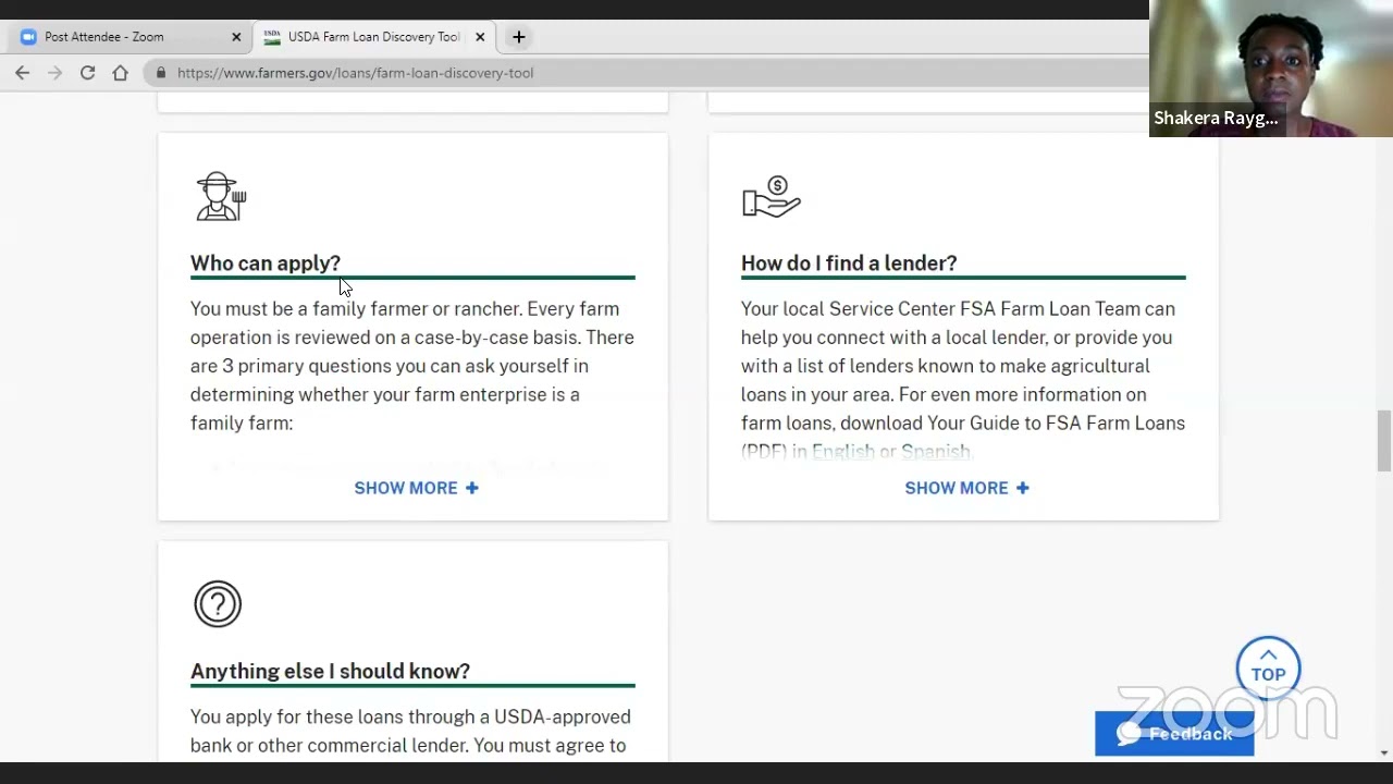 Tutorial on Navigating Farmers.gov