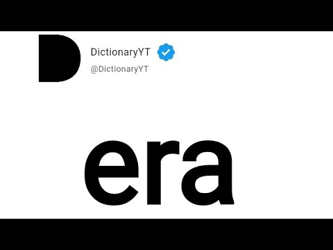 era Meaning in English