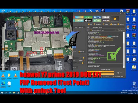 huawei Y7 prime 2019 DUB-LX1 FRP Removed (Test Point) With unlock Tool