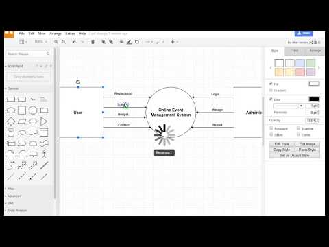 Event Management System Data flow Diagram