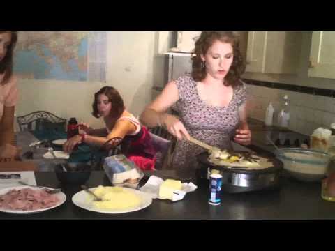 CEA French Riv Team show us how to make a Crepe au Sarrasin