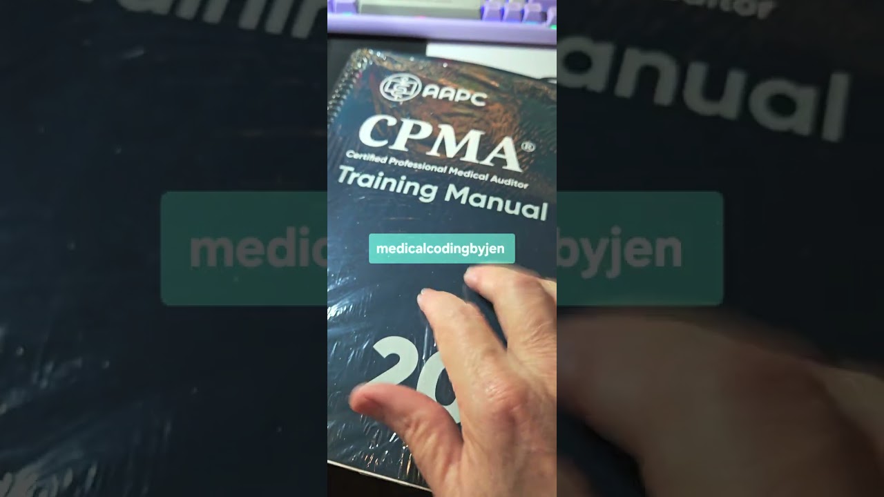 CPMA Course Starting April 29th join Medical Coding by Jen #cpma #aapc