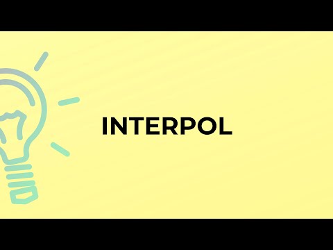 What is the meaning of the word INTERPOL?