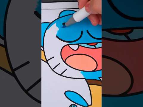 Coloring Gumball #coloring #art #drawing #amazingworldofgumball