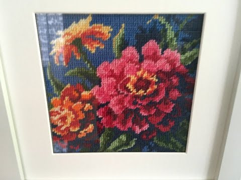 Dimensions Needlepoint Kit, Sunflower and Ladybug Floral Needlepoint, 5" x 5" Amazon Review