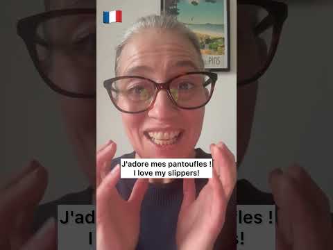 How to say slippers 🥿🥿 in French 🇫🇷 Speak better French now!