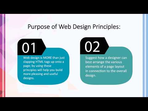 Principles of Web Design