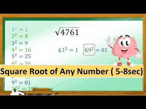 Square Root Of Any Number in 5 - 8 sec