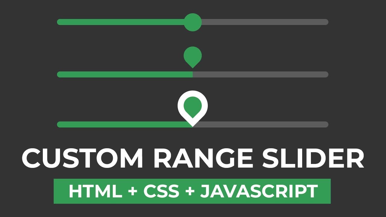 Custom Range Slider 2 - HTML + CSS + JS