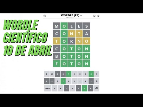 WORDLE CIENTÍFICO del día 10 DE ABRIL