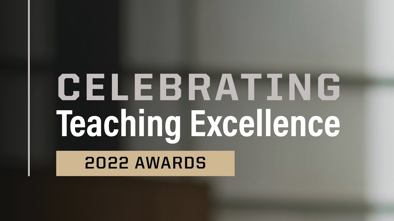 Meet Purdue University's 2022 Teaching Award winners