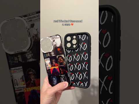 The Weeknd Phone Cases ❤️🔥 #theweeknd #xo #viralshorts