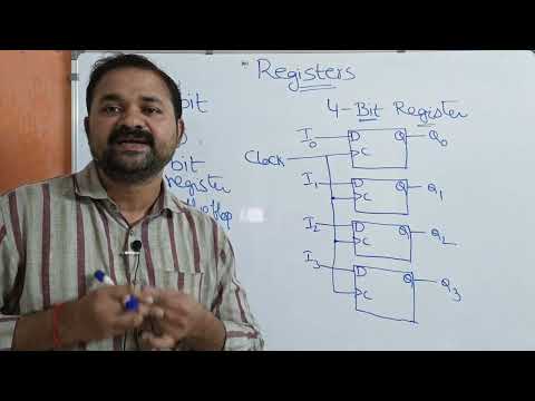 Registers in Digital Electronics || Digital Logic Design || DLD || DE