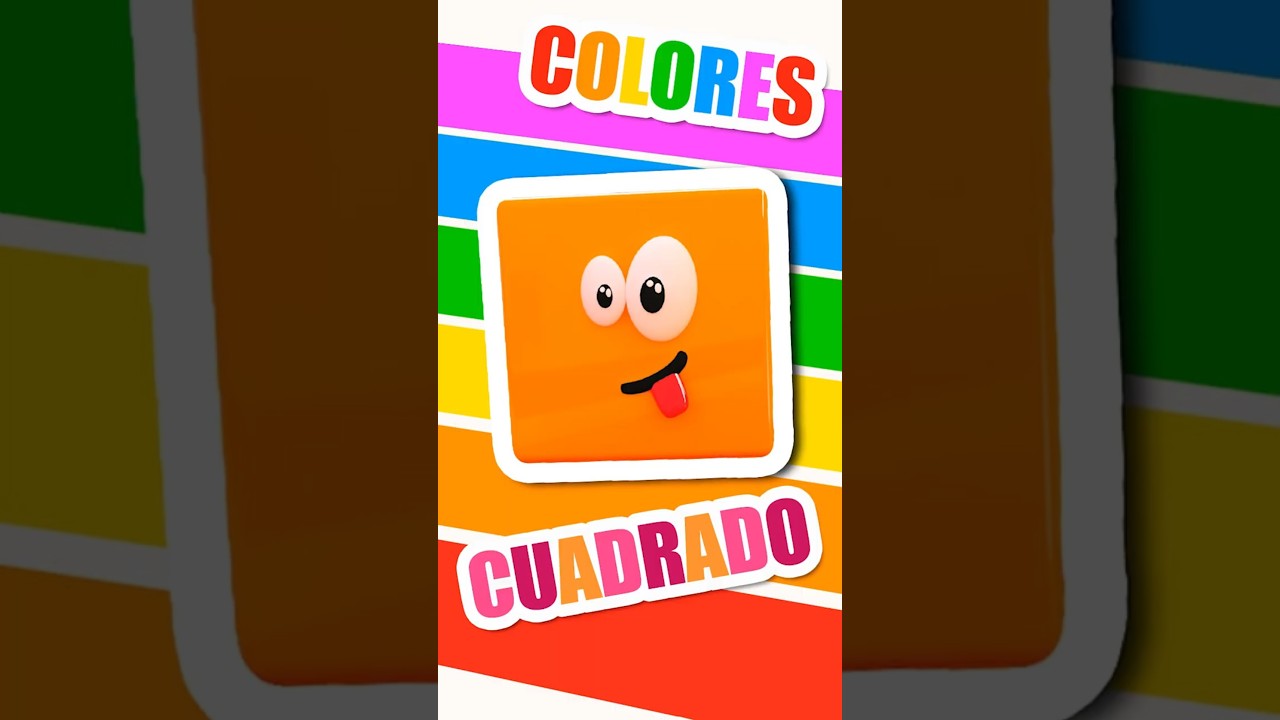 🟧 ¡El CUADRADO!✨Aprendiendo FORMAS & COLORES🌈 #titounis #colores #músicaparaniños #formas #cuadrado