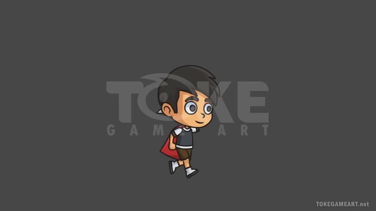Super Boy - 2D Character Sprite
