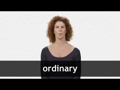 ORDINARY definition in American English | Collins English Dictionary