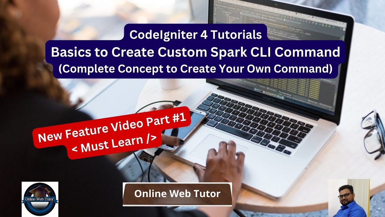 CodeIgniter 4 Tutorials | Step by Step Guide to Create Custom Spark Command | Working with Spark CLI