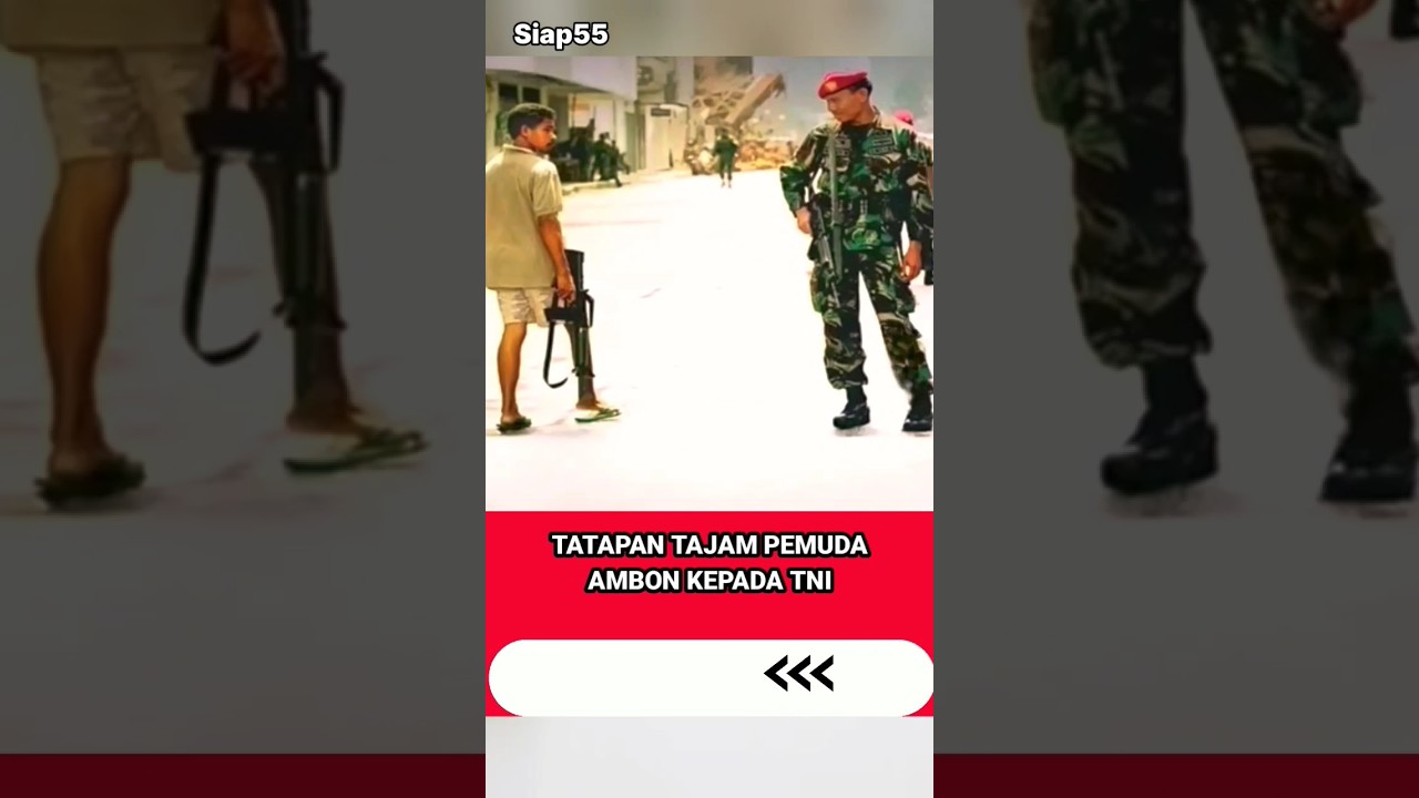 THE SHARP GLASSES OF AMBON YOUTH #tni #ambon #shorts