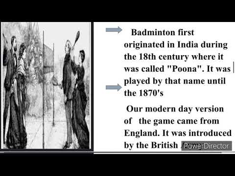 Brief History of Badminton