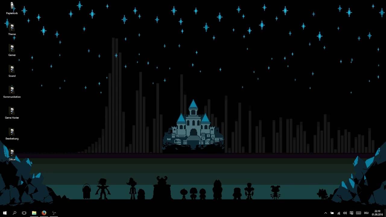 Simple and Awesome Undertale Rainmeter Skin