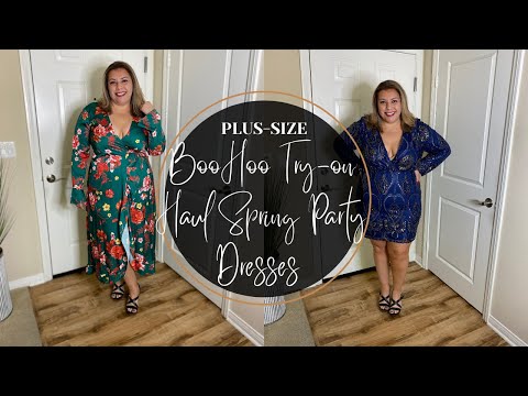 Wedding Guest Dresses | BooHoo Haul | Try On Haul | Party Dresses | Plus Size Dresses