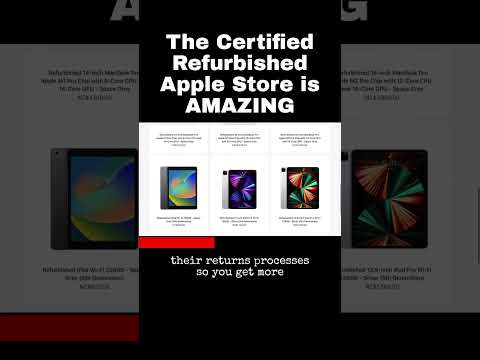 The Certified Refurbished Apple Store is AMAZING