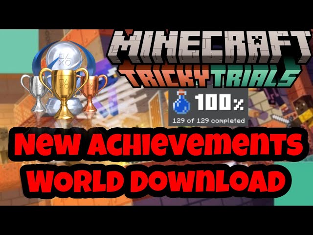 1.21 Tricky Trials Update All New Achievements World Download (Free Map ...