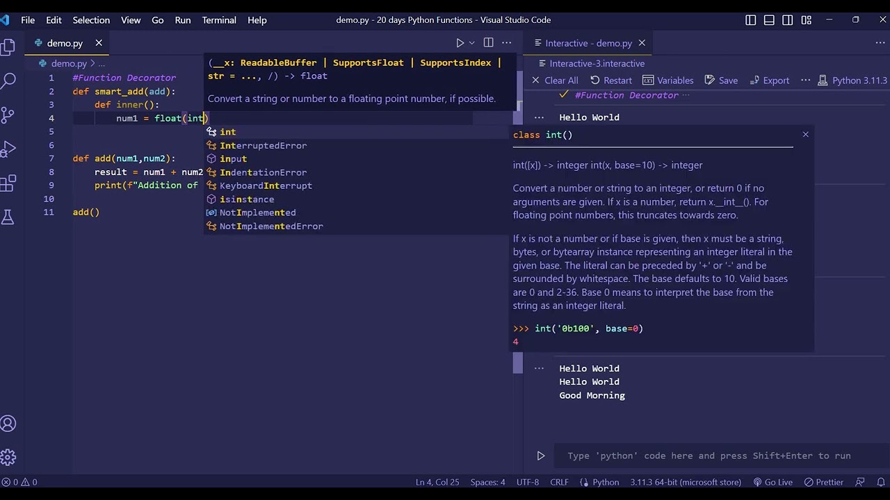 20 Days of Python Function Challenge | Day 5 - Decorators in Python