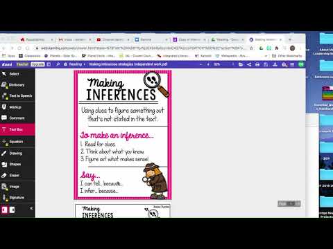 Inferences using context clues