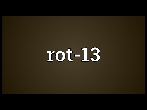 Rot-13 Meaning
