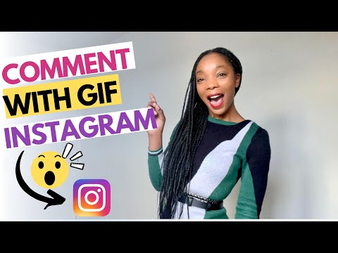 How to comment GIF on Instagram