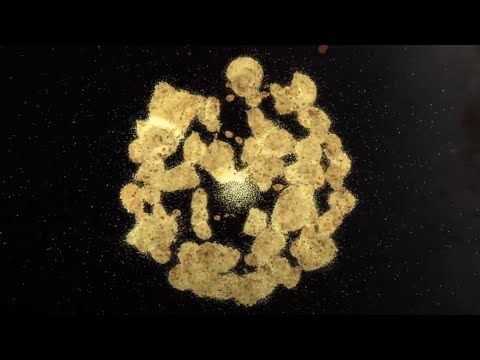 Detonating one quadrillion nuclear bombs inside the Earth's core (SPH simulation)