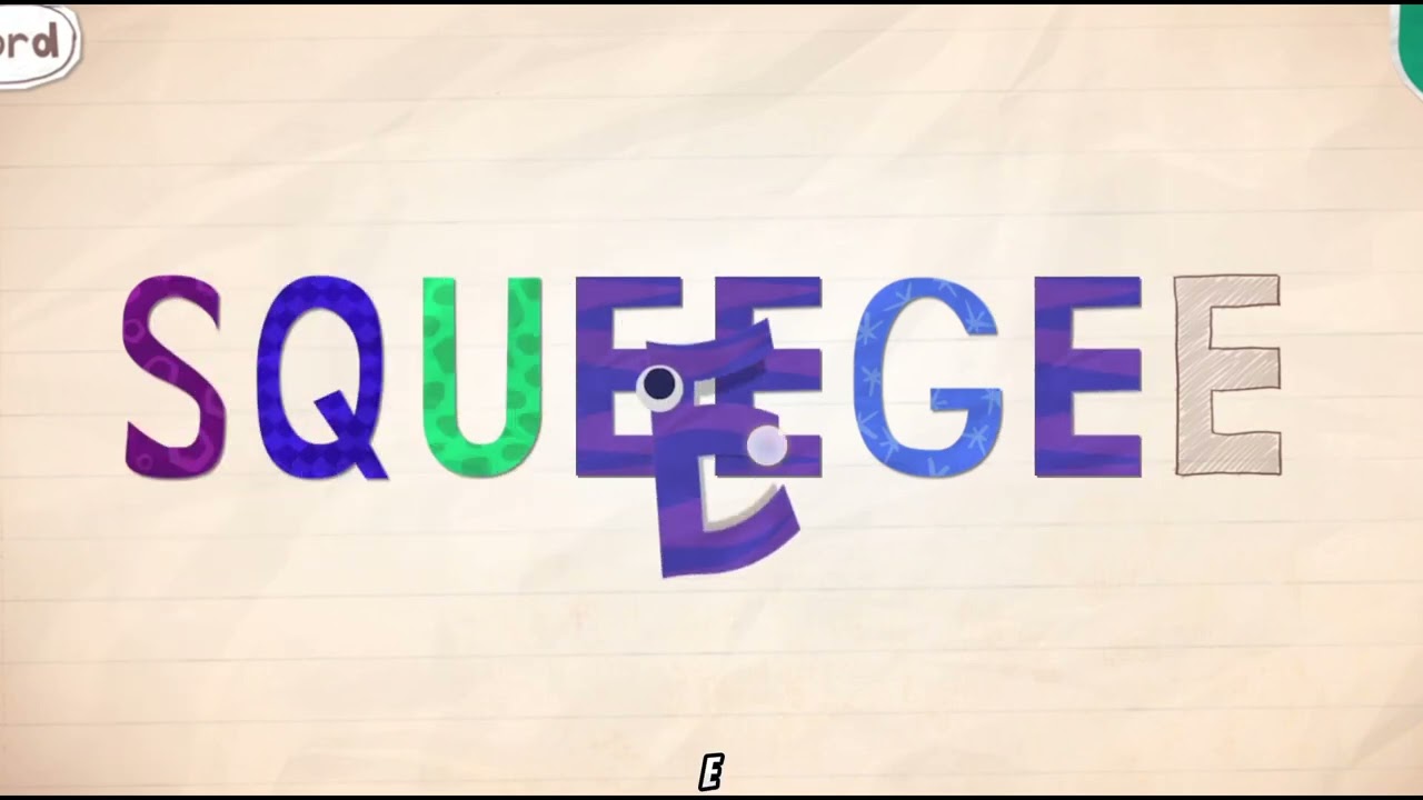 Learning squeegee from Endless Alphabets