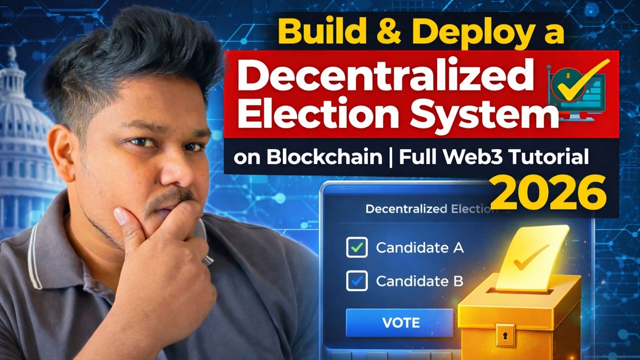 Build & Deploy a Decentralized Election System on Blockchain | Full Web3 Tutorial 2026