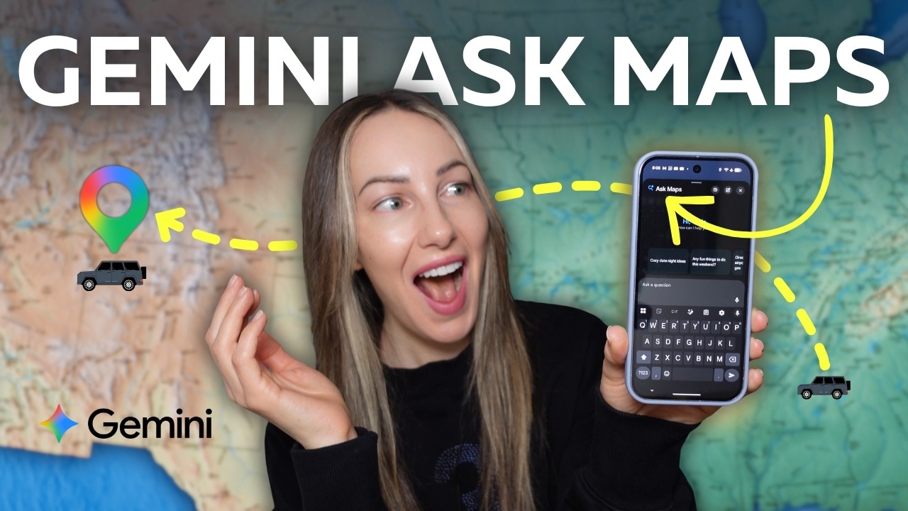 HUGE Gemini in Google Maps Updates: Ask Maps and Immersive Navigation