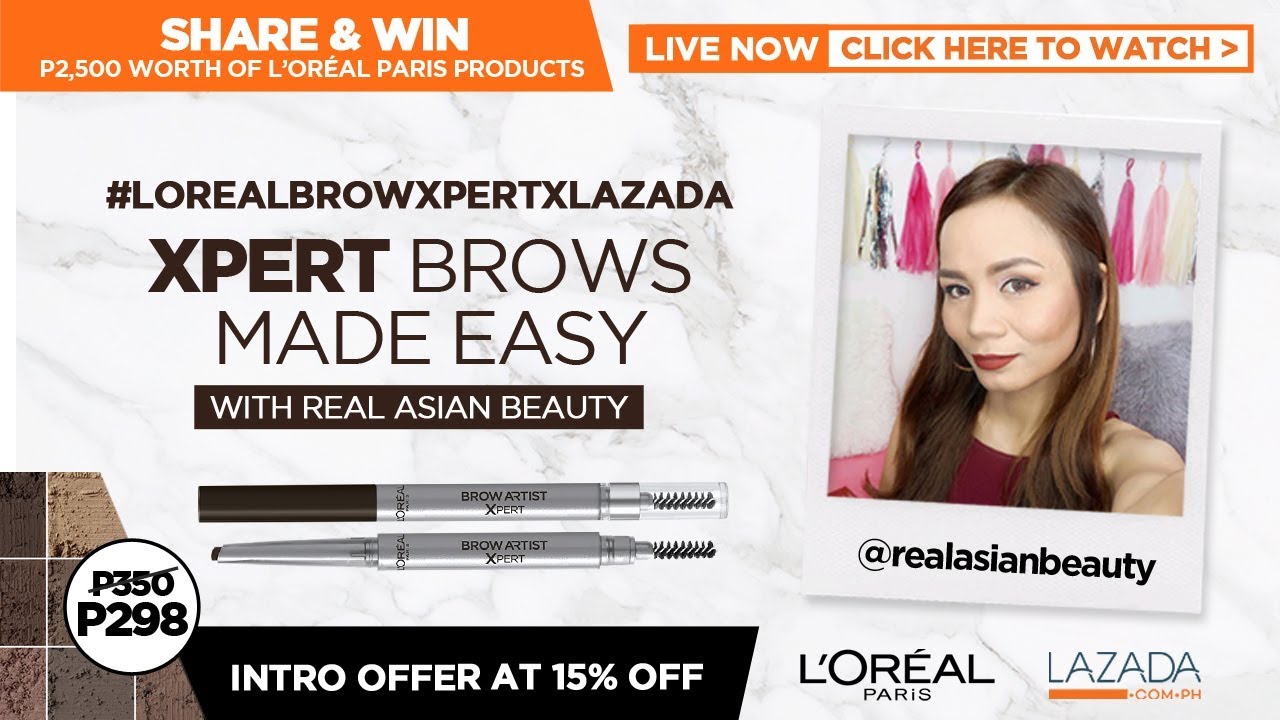 Lazada PH L'Oréal Paris Brow Artist Xpert