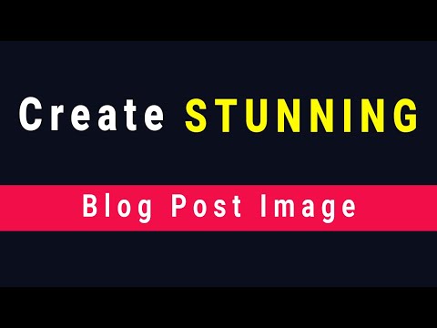How to create stunning blog post image in Photoshop | With Proper Format
