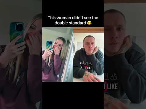 Another double standard that a woman didn’t understand…#shorts