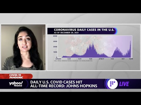 Daily U.S. COVID-19 cases hit all-time record, CDC estimates 59% are Omicron