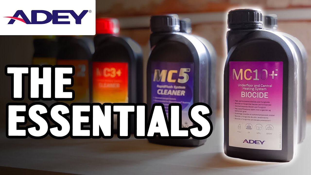 The Range of ADEY Chemicals for Heating Systems