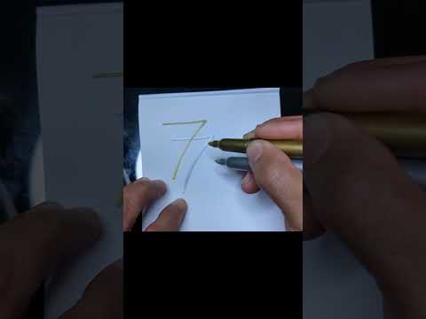 72 on silver and gold pen #art #drawing #calligraphy #handlettering #lettering #painting #pendrawing